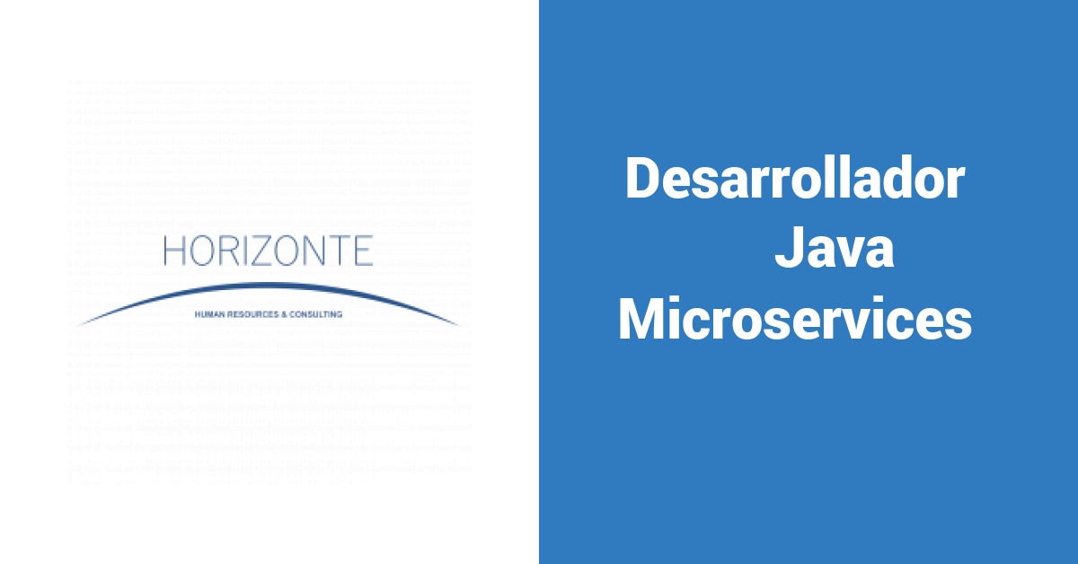 Empleo de Desarrollador Java Microservices en Benito Juárez,CDMX-110398-MX