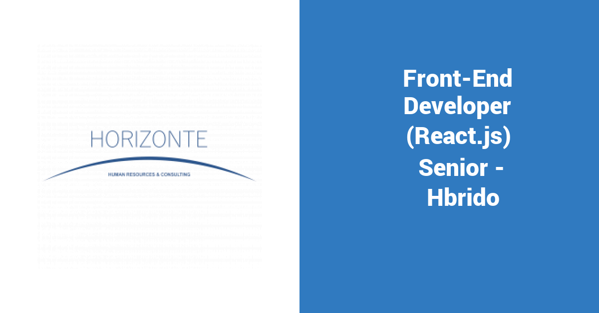 Empleo de Front-End Developer (React.js) Senior - Híbrido en Benito Juárez,CDMX-111174-MX